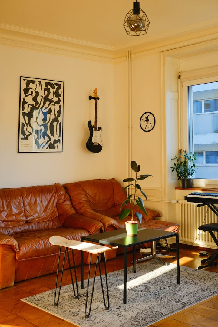 Helle, Gemütliche 4 Zimmer Wohnung Im Stadtzentrum - Basel