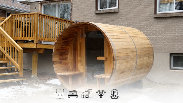 2br Retreat | Sauna, Fire Pit | Bbq + Quiet Stay - Belleville