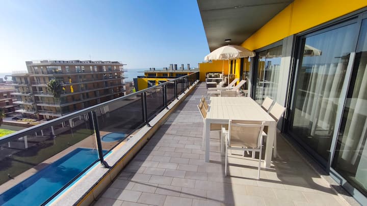 New Penthouse, Huge Terrace, Pool, Parking, Beach! - Quarteira