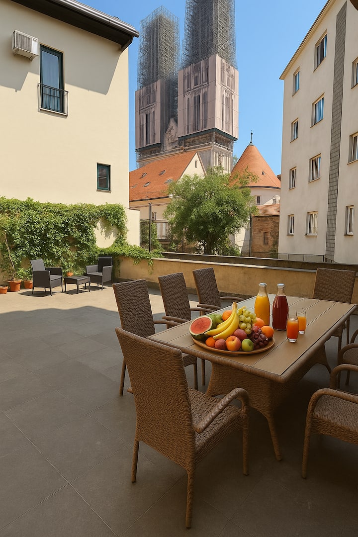 Main Square Apartment-free Parking+big Terrace - Zagreb