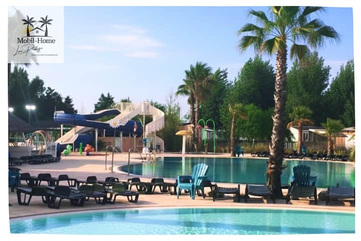 Superbe Mobil-home Au Camping Les Sables Du Midi. - Hérault