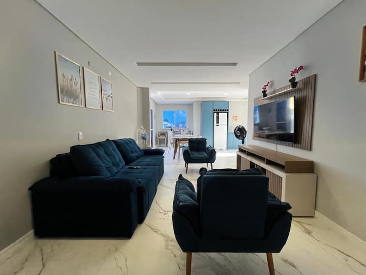 Ampla Cobertura C/ 3 Suítes 200m2 A 300m Da Praia - Brazil