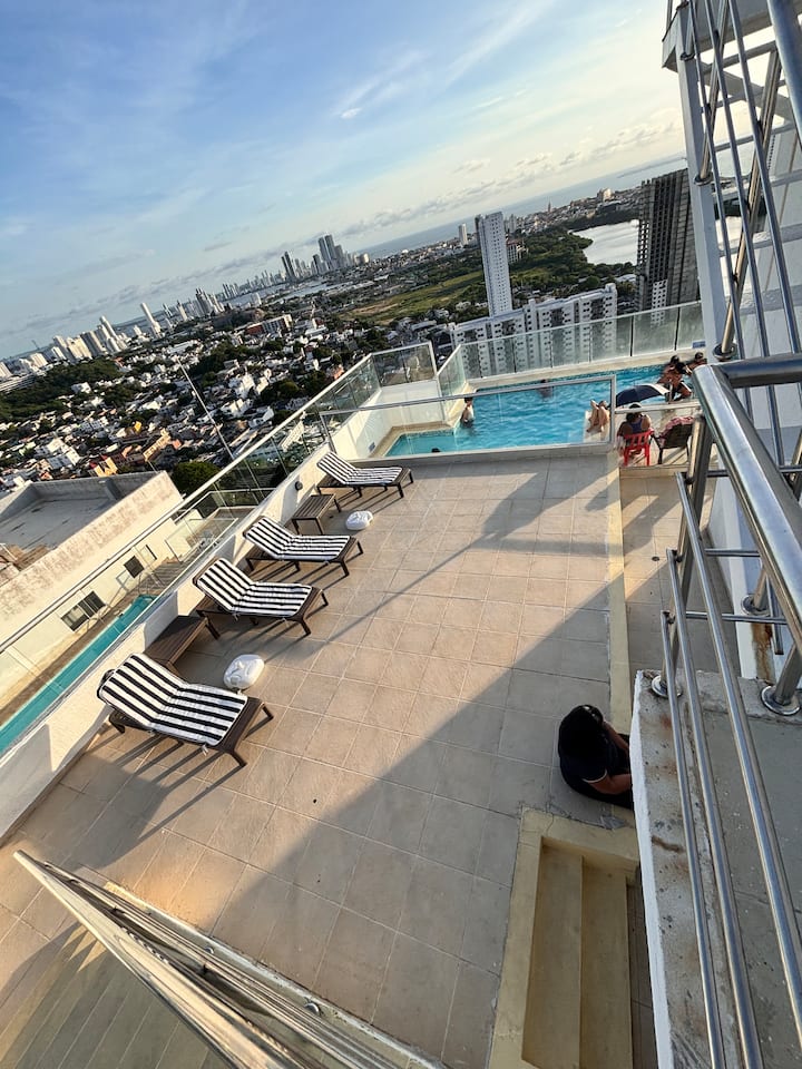 Comodo Y Confortable Apto - Cartagena