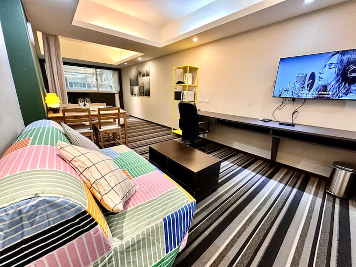 44 ㎡ Spacious Cozy Apartment In Da’an Taipei 1-2p - 公館