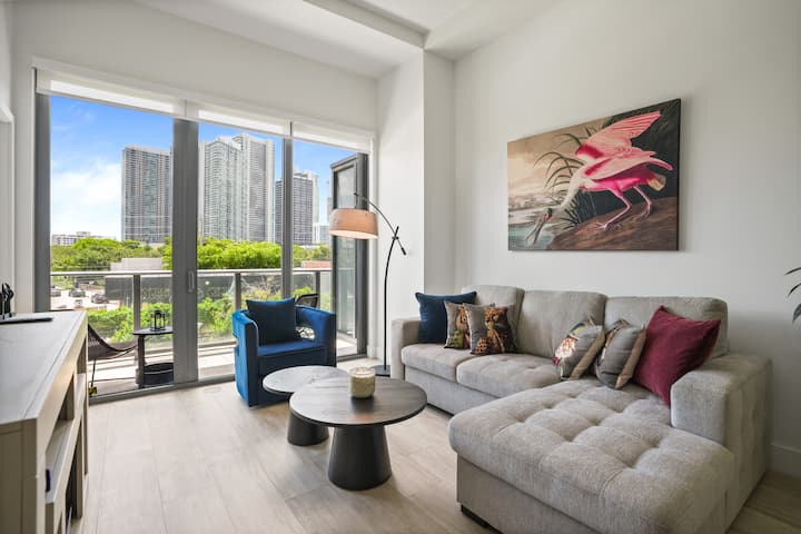Hyde Midtown 1+den Modern Style! - Miami