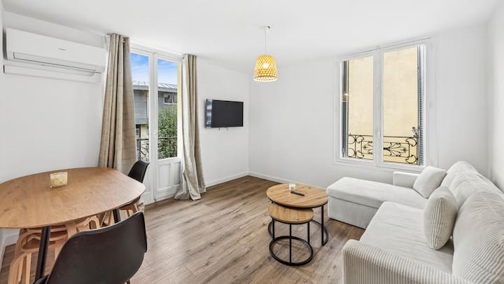 3 Pièces Neuf -Cannes Centre- 6 Personnes - Golfe-Juan