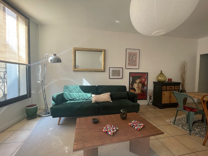 T2 Proche Comedie, Wifi, Tv, Bureau - Montpellier