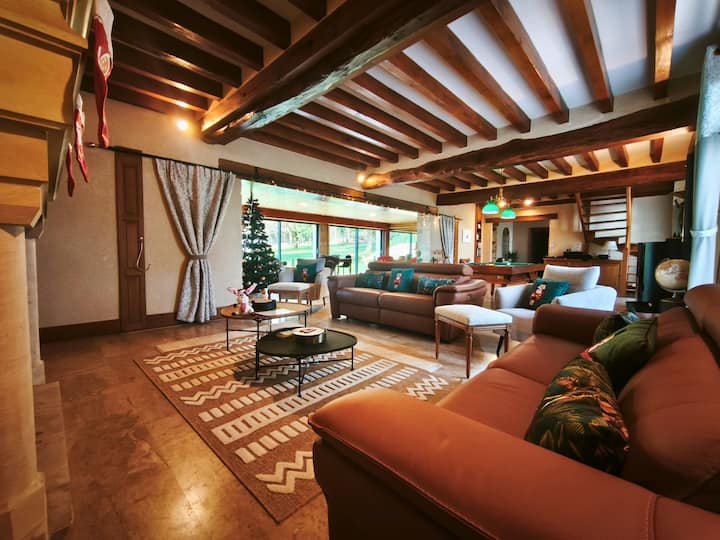 Gite Lou Cantou Sur Lunain-piscine & Spa Nordique - Île-de-France