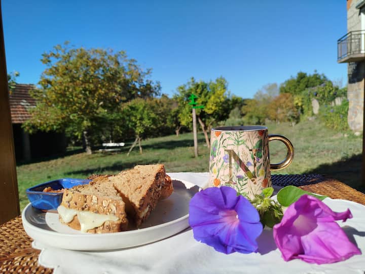 Casa Bandulu.
Finca Rural Sostenible Junto Al Río - Valença