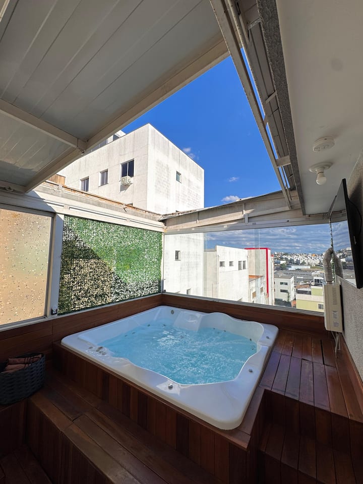 Apto Completo C/ Spa, Ao Lado Do Shopping Contagem - Belo Horizonte