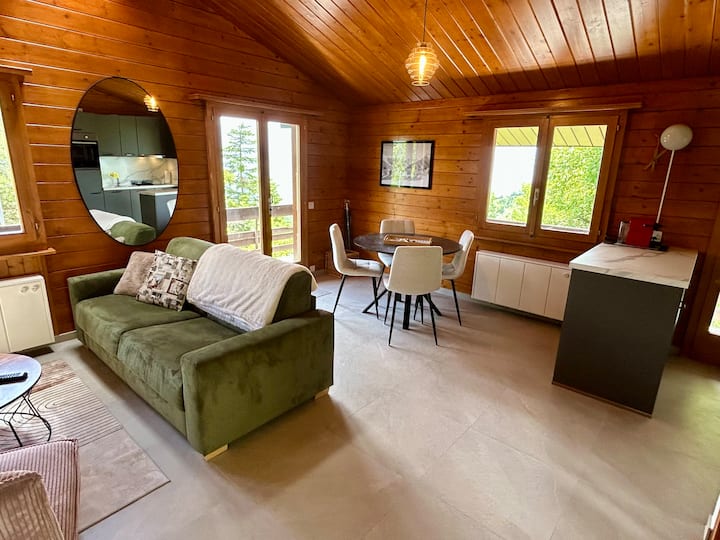 Chalet De Charme Face Aux Alpes - Canton du Valais