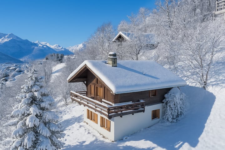 Chalet De Charme Face Aux Alpes - Anzère