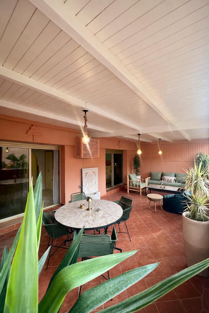 2 Chambres Cosy à Guéliz, Proche Gare & Commerces - Marrakech