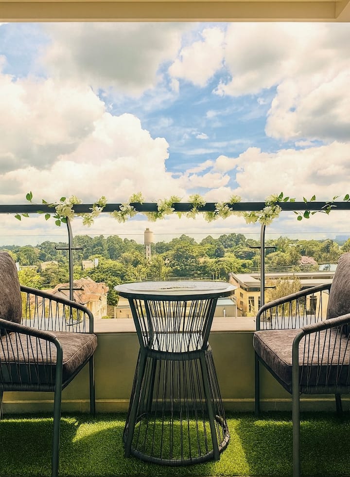 City View 1br 1min Mall |Heated-pool Gym Fast-wifi - Nairobi