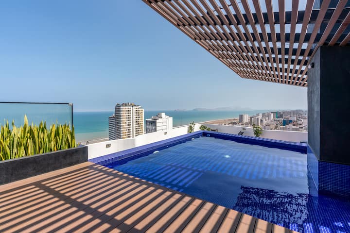 Dúplex Vista Mar + Piscina & Gym - Peru