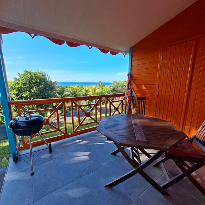 Bungalow "Piment" Vue Mer - 2 Personnes à Deshaies - Deshaies
