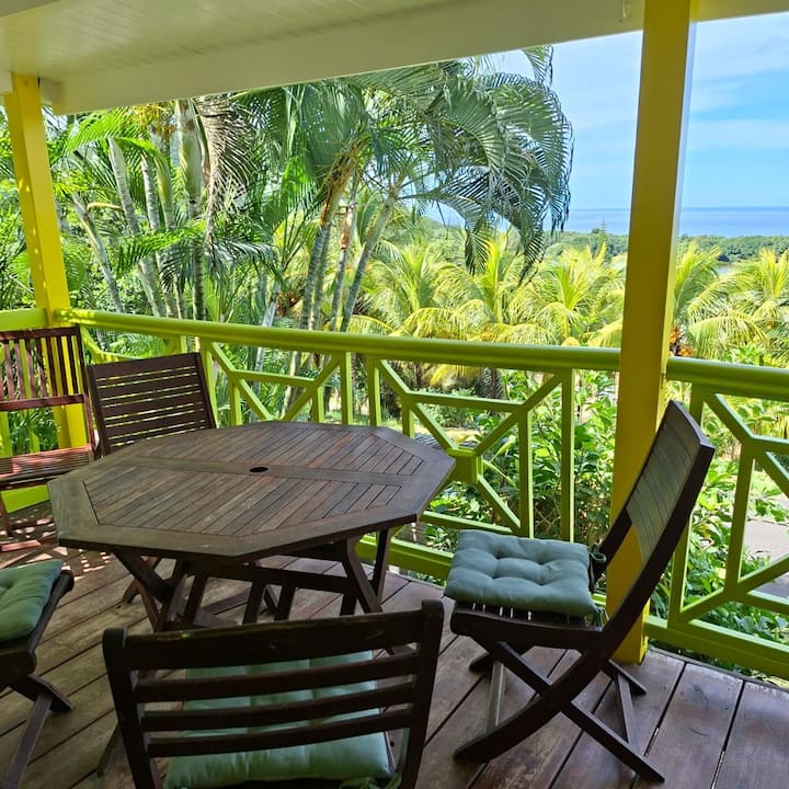 Bungalow "Anoli" Vue Mer - 4 Personnes à Deshaies - Deshaies