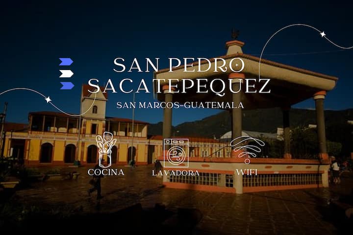 Apt+kitchen+wifi+tv+laundry @Sanpedrosacatepéquez - San Marcos