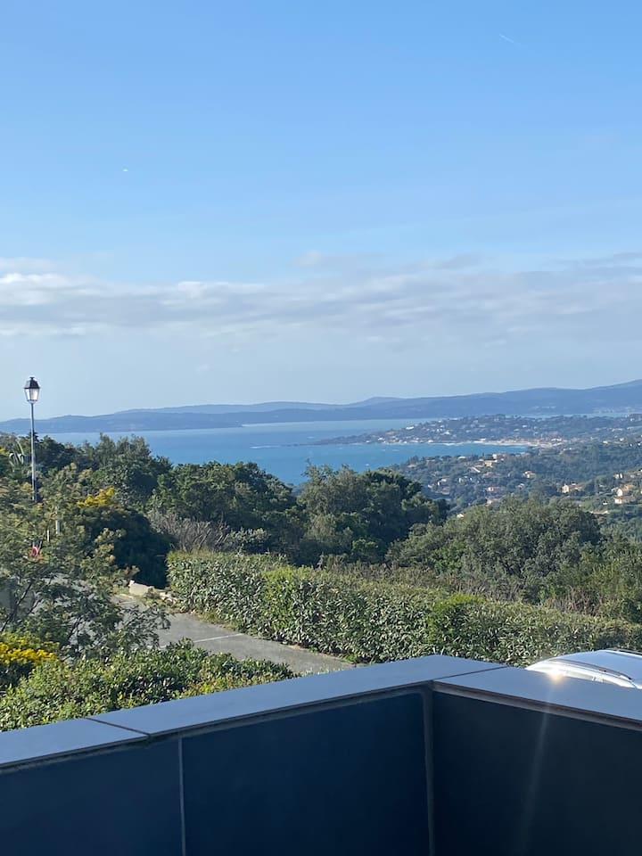 Mazet 2 Chambres Vue Mer Golfe St Tropez Piscine - Sainte-Maxime