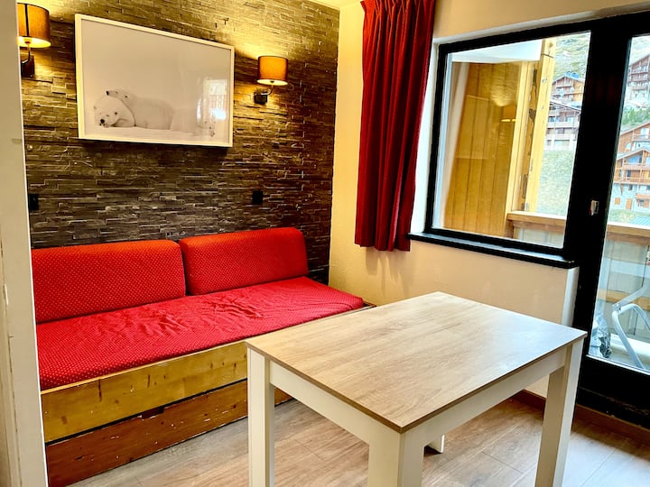 Val Thorens Studio 4 Pers Wifi Centre Station - Val Thorens
