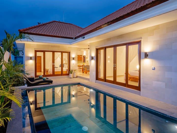 2br Ricefield Villa With Private Pool In Ubud - 烏布