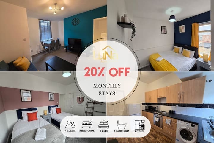 Comfortable 2br Home • Suited For Work Stays - Newcastle upon Tyne