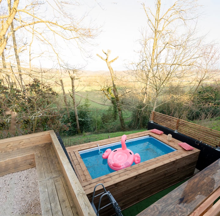 ÉVasion Pyrénéenne : Vue, Spa & Forêt - Hautes-Pyrénées