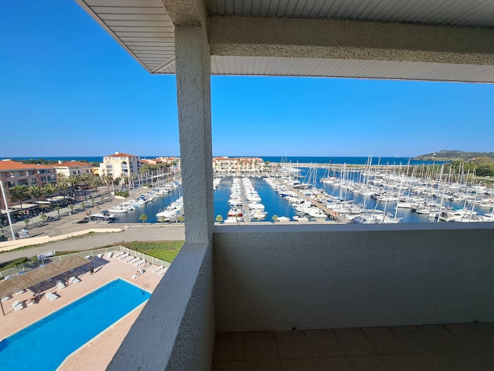 Appartement Vue Mer Port Argelès - Colliure