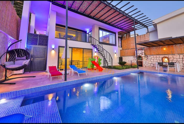 Luxus Villa Sky Mit Meerblick - Kalkan