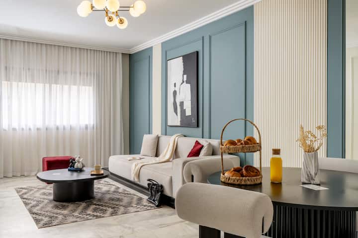 Central Maarif 2br Flat| Fast Wi-fi +Free Parking - Casablanca