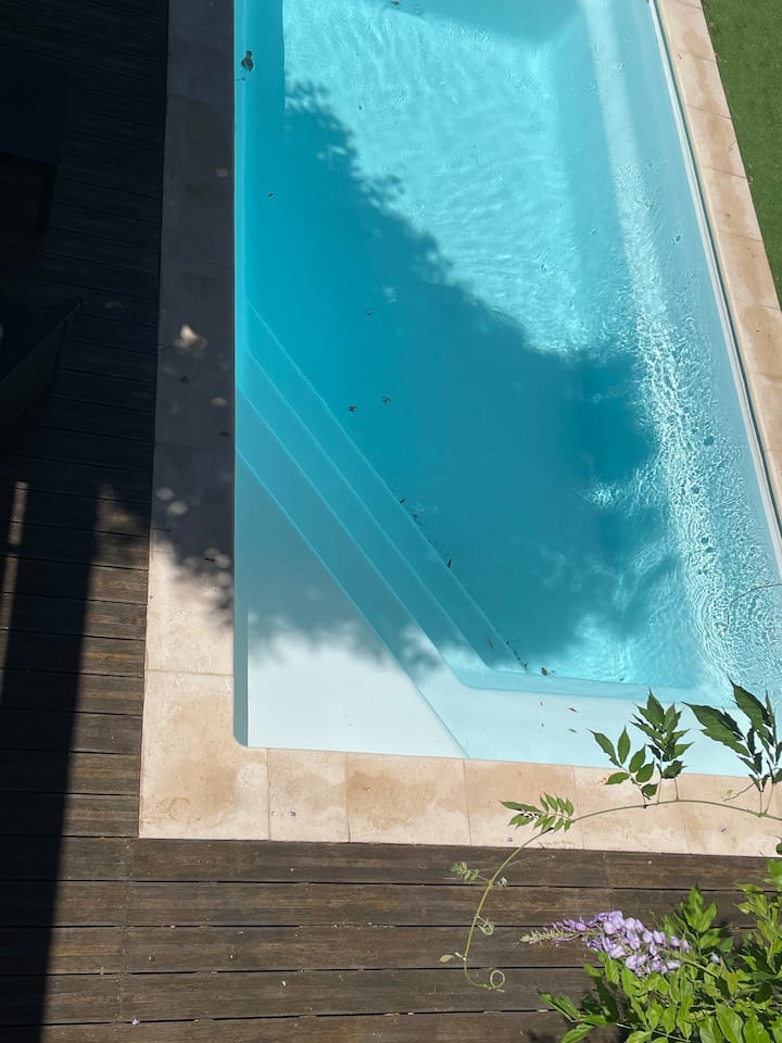 Chambre, Piscine, Jardin, Plage, Mer, Parking Moto - Villeneuve-lès-Maguelone