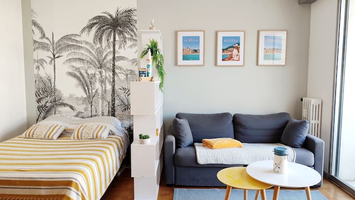 Studio Tout Confort, Au Cœur De Nice, Balcon &Clim - Nice
