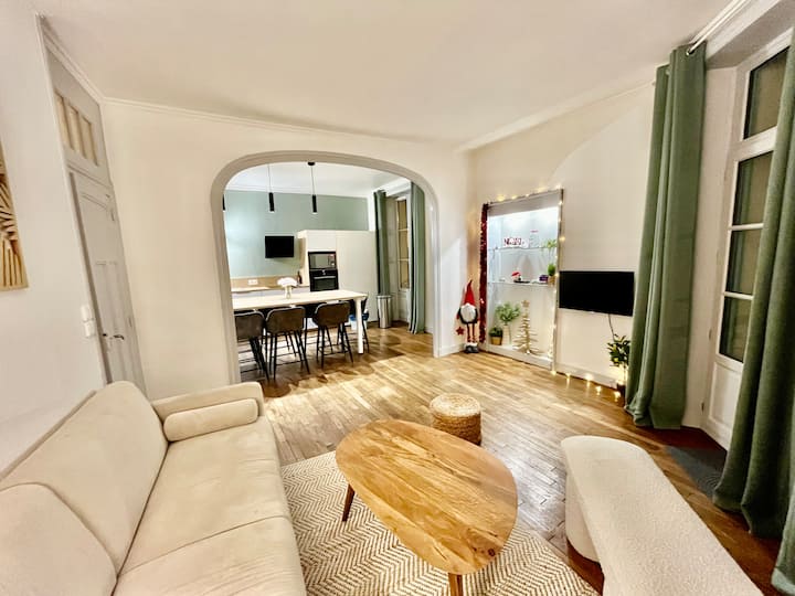 Vue Vilaine, Spacieux, Centre-ville, Vélos-cave - Redon