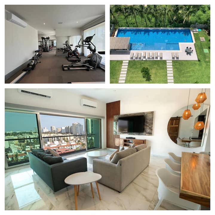 Depa Nuevo A 100 Mts De Playa - Acapulco Diamante - Acapulco