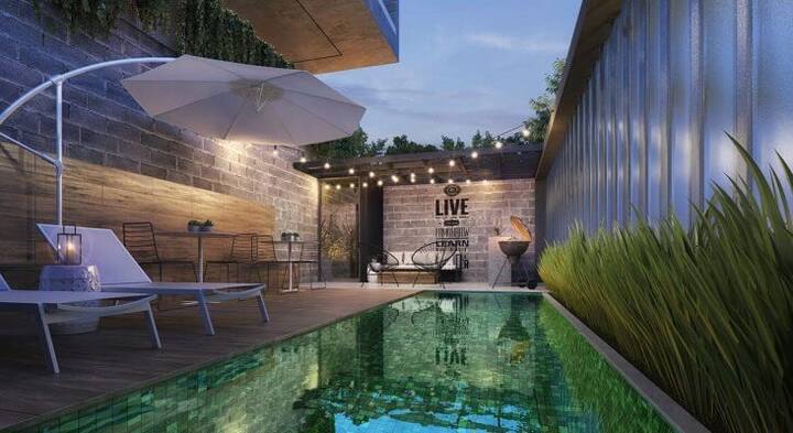 Quarto Elegante E Moderno - Joinville