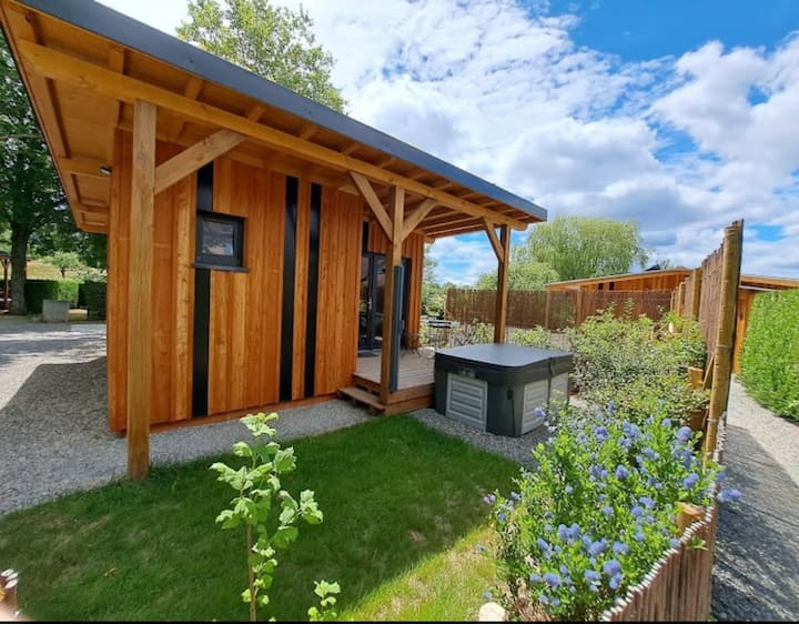Cabane Lodge Avec Spa Privatif - Haut-Rhin