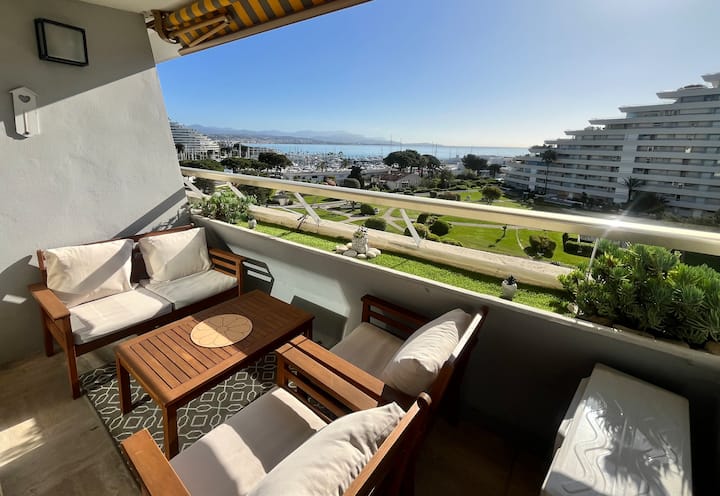 Marina • Vue Mer&jardin • Parking - Villeneuve-Loubet