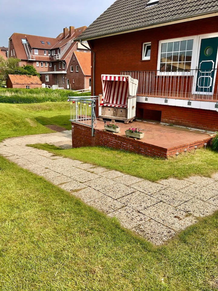 Kleines Appartement Auf Baltrum Mit Terrasse (W1) - Baltrum