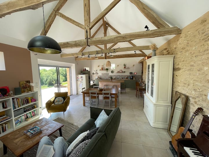 Maison De Charme, Vue Superbe. - Limeuil