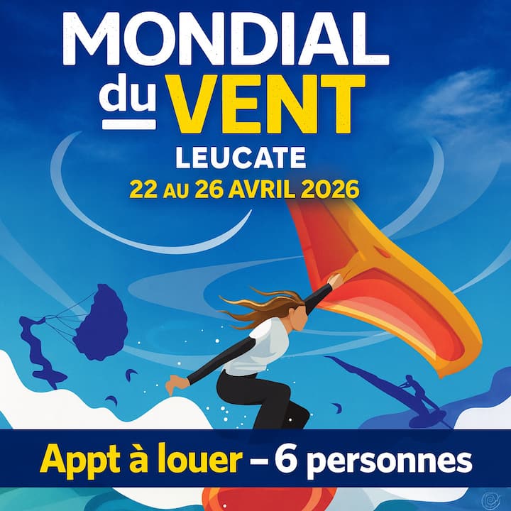 Appt Climatisé, Mer & Lac à Pied, Terrasse - Calme - Le Barcarès