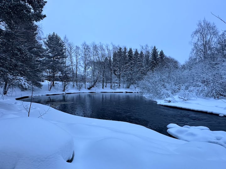 Chalet Au Bord De La Rivière - Finlande