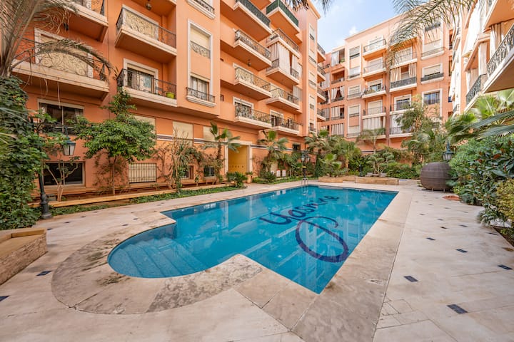 Appartement éLégant Et Calme-séjour Confortable - Marrakesh