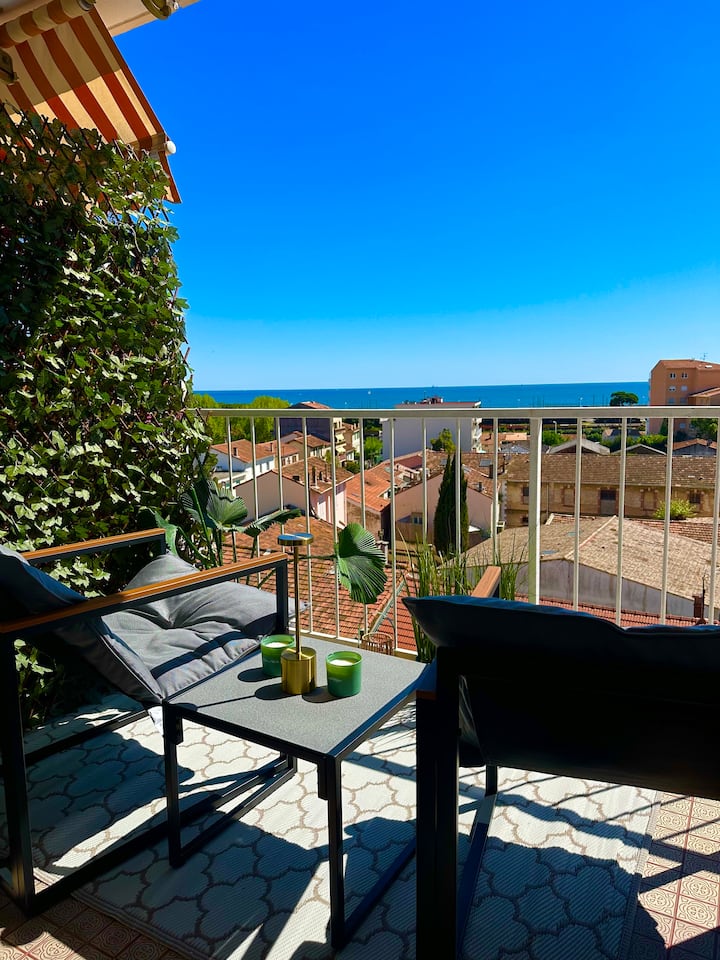 Shiny Sea View Flat (Vue Mer)terrace - Cannes - Cannes