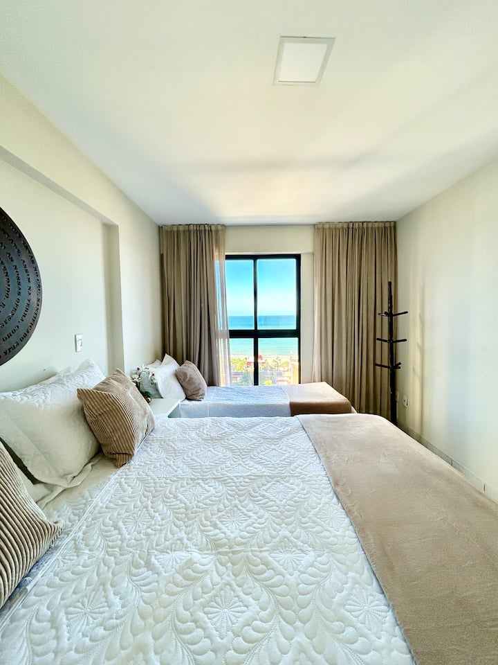 Apto 2q Com Vista Mar, P Até/ 5 P. Em Ponta Negra - Natal