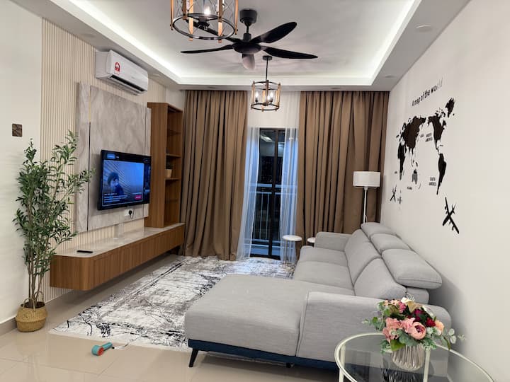 The Cozy Nest 5 Min Mid Valley 10 Min Ciq 10 Pax - Johor Bahru