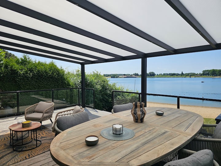 Watervilla Am See Mit Großer Terrasse Und Seeblick - Netherlands