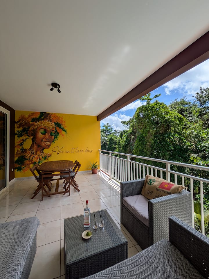 Appartement T3 Vue Verdoyante Sans Vis-à-vis - Martinique