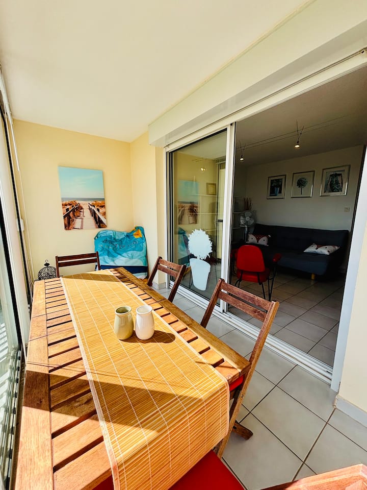 La Belle Vie,bord De Mer,parking Privé,confortable - Vendres