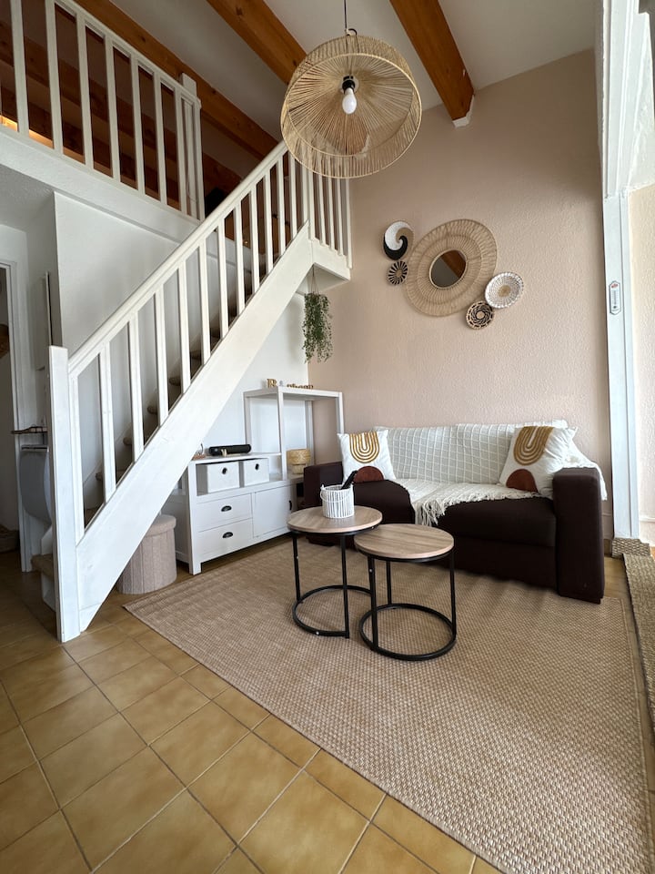 Appart 6/8 Pers Bord De Mer +Parking Privé+ Wifi - Le Grau d'Agde