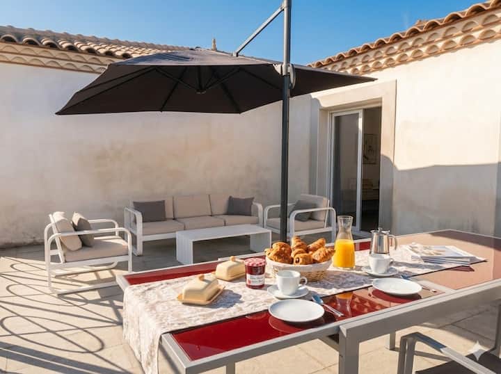 Villa Climatisée 6p – Terrasse & Plage 5 Min - Frontignan